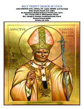 Bulletins - Holy Trinity Church | With Merger of St. Stanislaus, Bishop ...