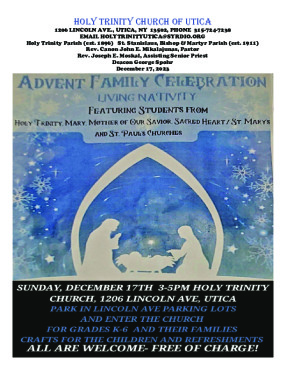 Bulletins - Holy Trinity Church | With Merger of St. Stanislaus, Bishop ...